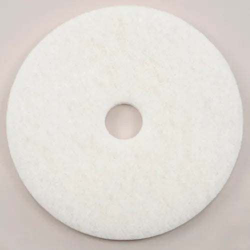 17" Polishing Pad For Walk-Behind Scrubber, White, 5 Per Case ...