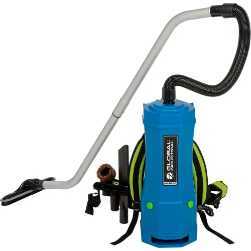 HEPA Backpack Vacuum w/ 8-Piece Tool Kit, 1-1/2 Gallon Capacity ...