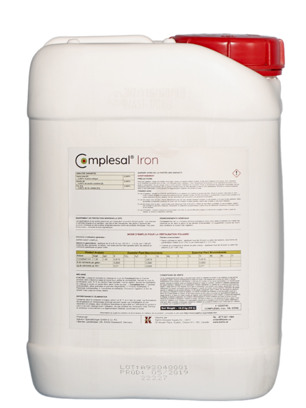 Complesal 5% Iron Liquid Foliar - 10L – Growhaus Supply