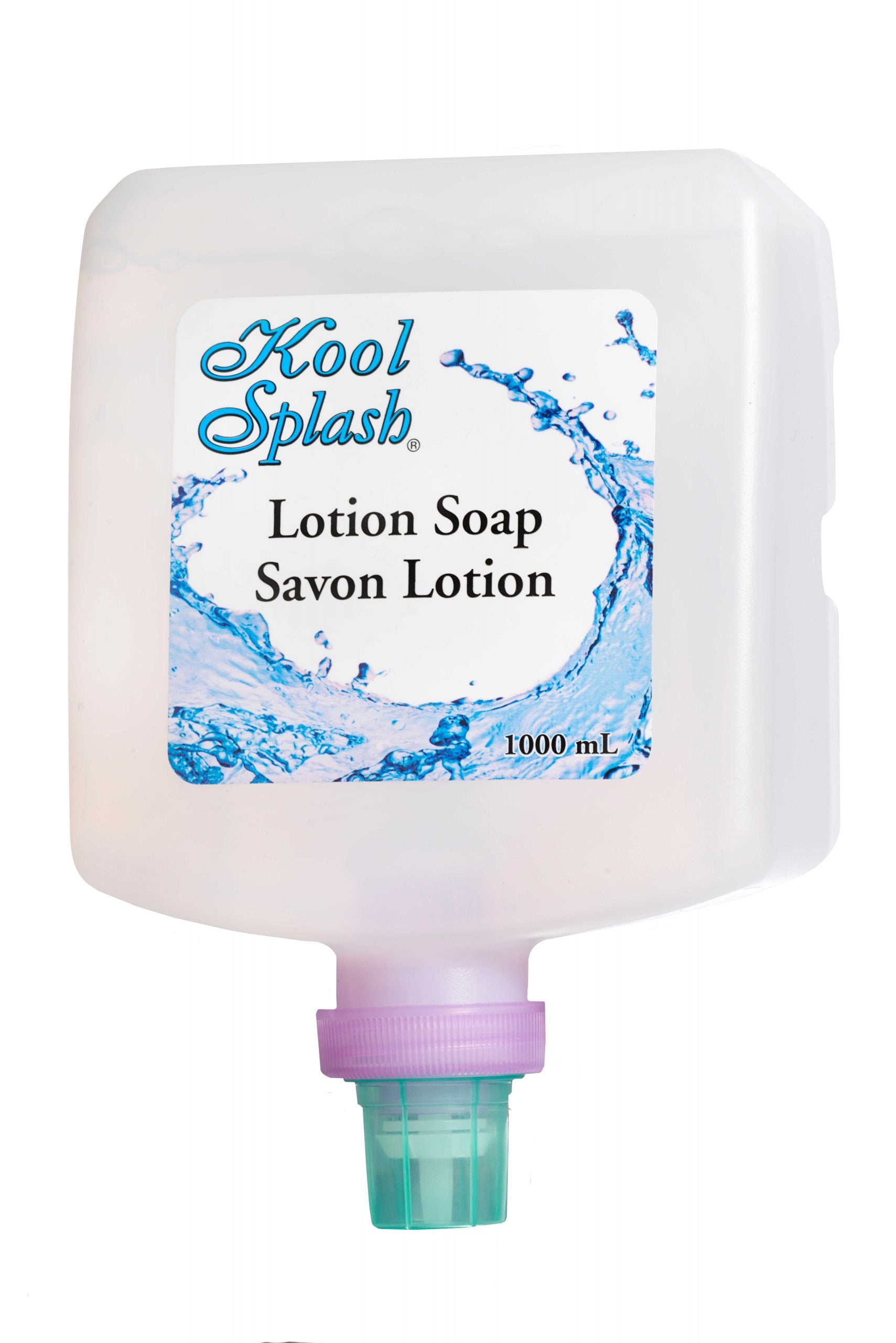 Kool Splash® Clearly Lotion Soap, Cream, 1000 ml, Unscented - Case of ...