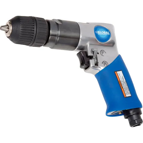 Global Industrial™ Reversible Pistol Grip Air Drill, Keyless, 3/8" Chu ...