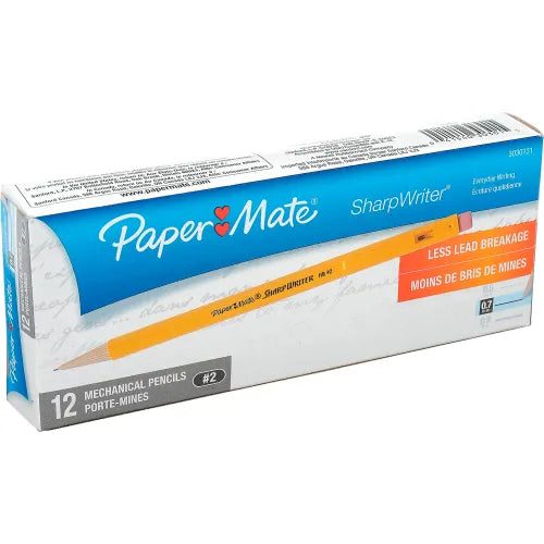 Paper Mate® Sharpwriter Mechanical Pencil, 0.7mm, Yellow, 12/PACK ...