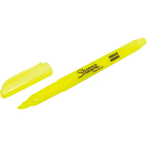 Sharpie® Accent Highlighter, Narrow Chisel Tip, Nontoxic, Fluorescent ...