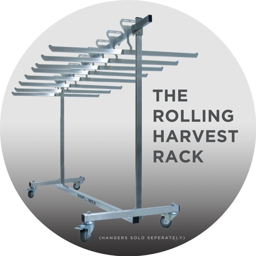 The Rolling Harvest Rack – Growhaus Supply