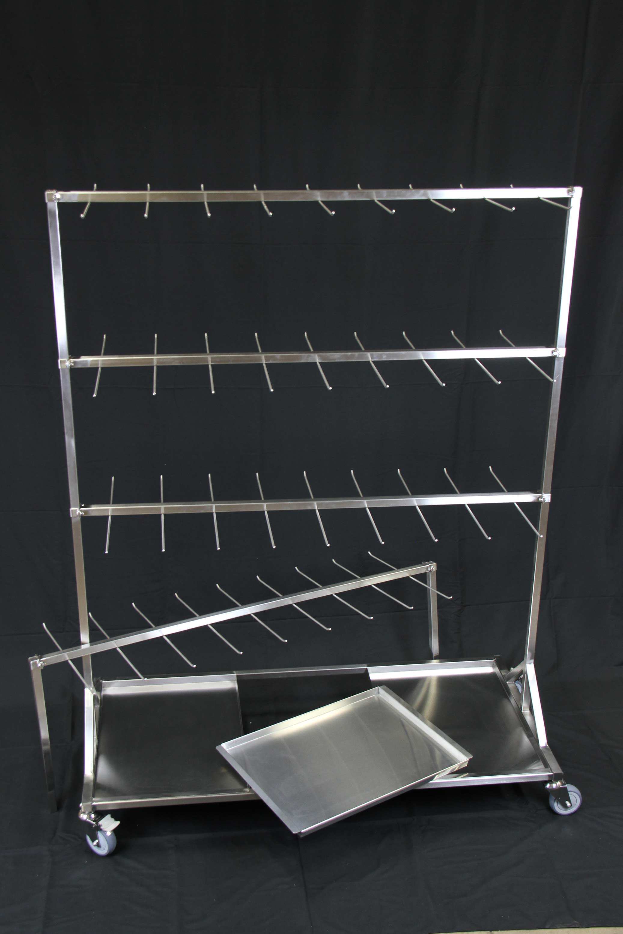 4 Level Hanging Dry Rack - Stainless – Growhaus Supply