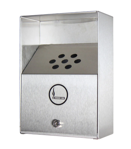 Wall Mounted Heavy-Duty Ashtray Stainless Steel – Growhaus Supply